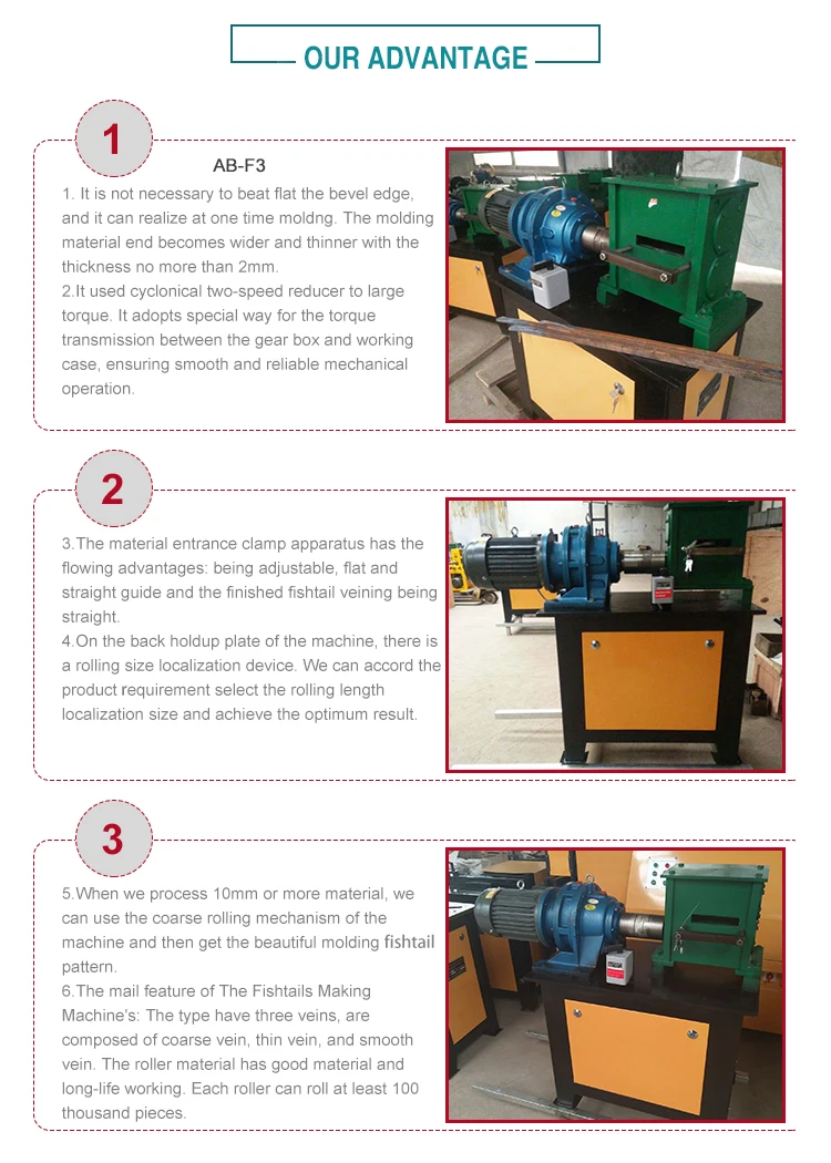 Wrought Iron Forging Fishtail End Forging Machine - Buy Forging ...