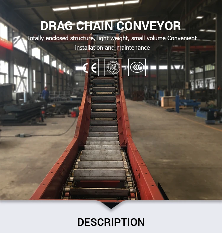 Durable Chain Scraper Conveyor for Wood Chips - Yingda