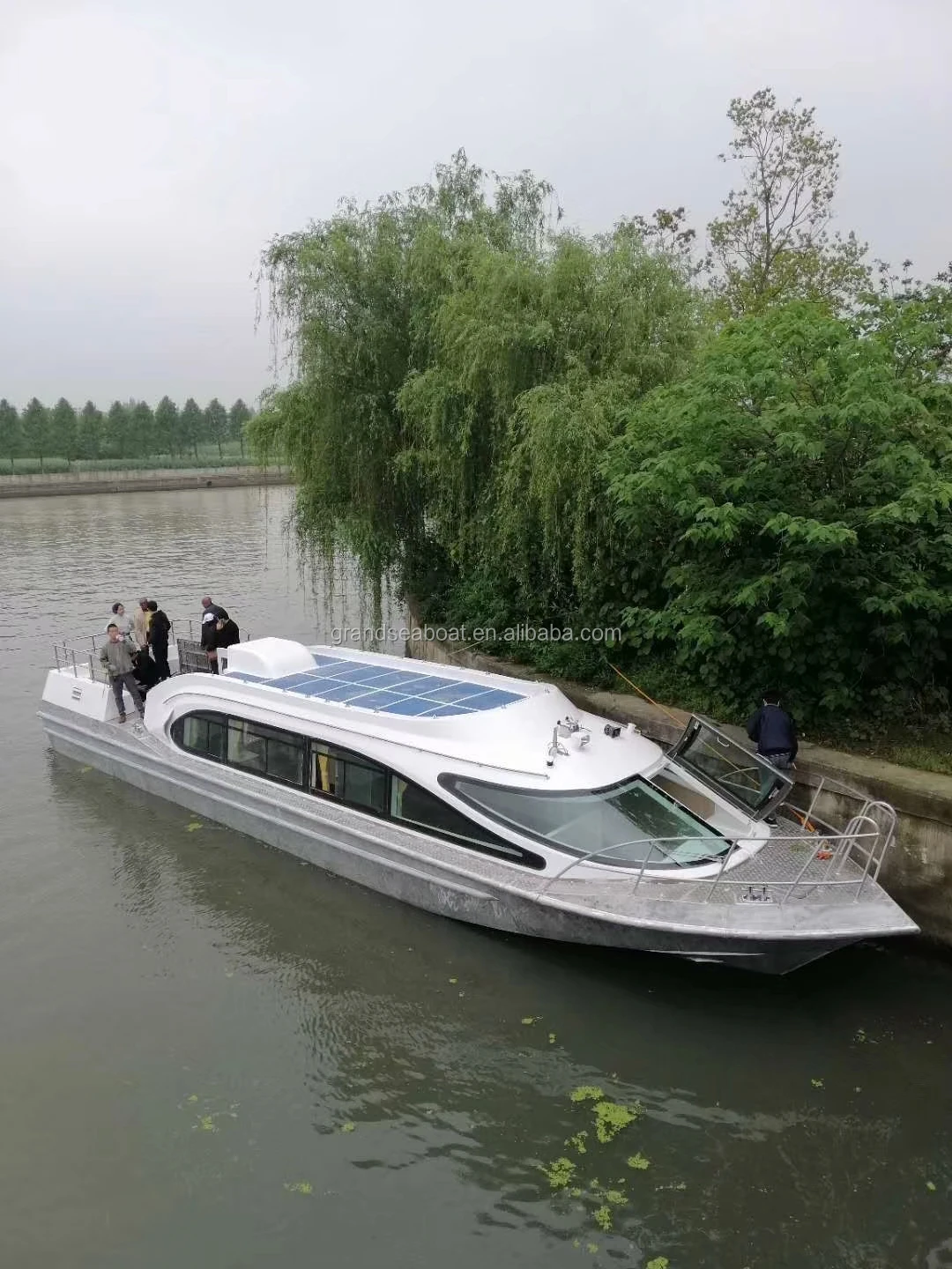 Aluminum High Speed Tour Boat - Fiberglass Superstructure