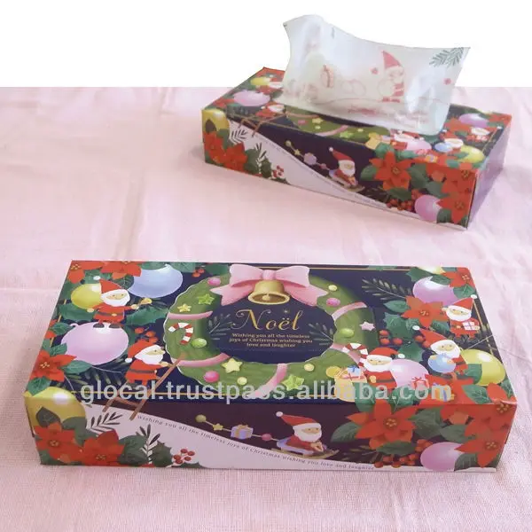 Made In Japan Box Tissue Paper Christmas Design 120w Tissue Boxes ...