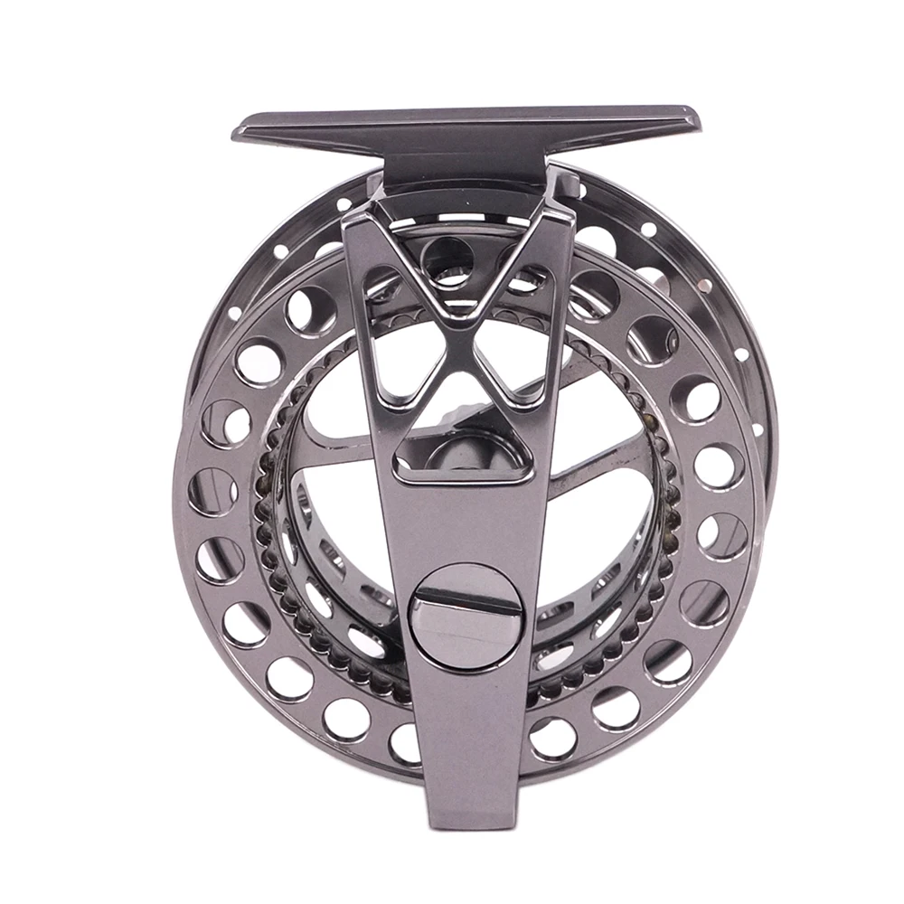 Semi-frame Super Large Arbor Click Stop Reel - Buy Cnc Click Fly Reel ...