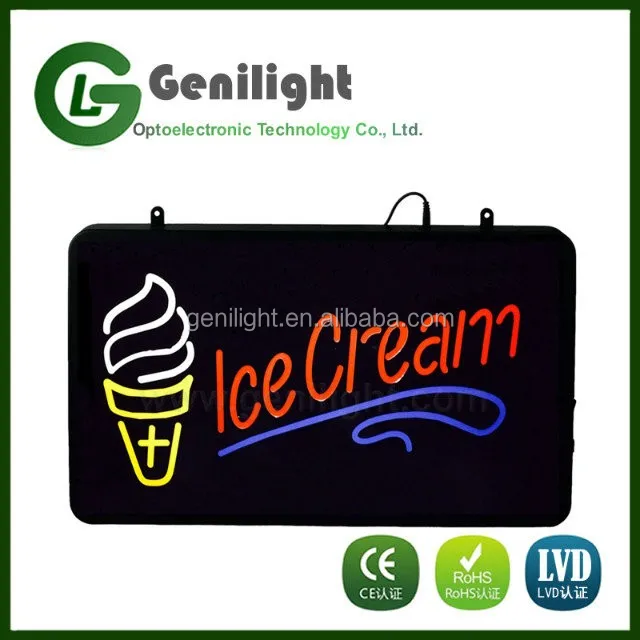 High Visibility LED Ice Cream Sign| Alibaba.com