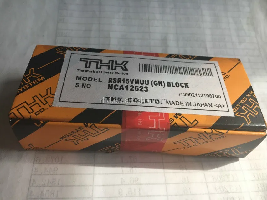 Original Thk Rsr15vm Linear Guide Linear Block Rsr15vmuu - Buy Thk ...