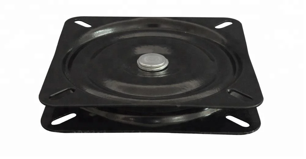 Good 7 Inch 360 Degree Square Industrial Turntable Swivel Plate Metal ...