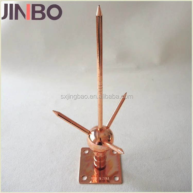 Real Chinese Manufacturer Lightning Protection System Copper Air ...