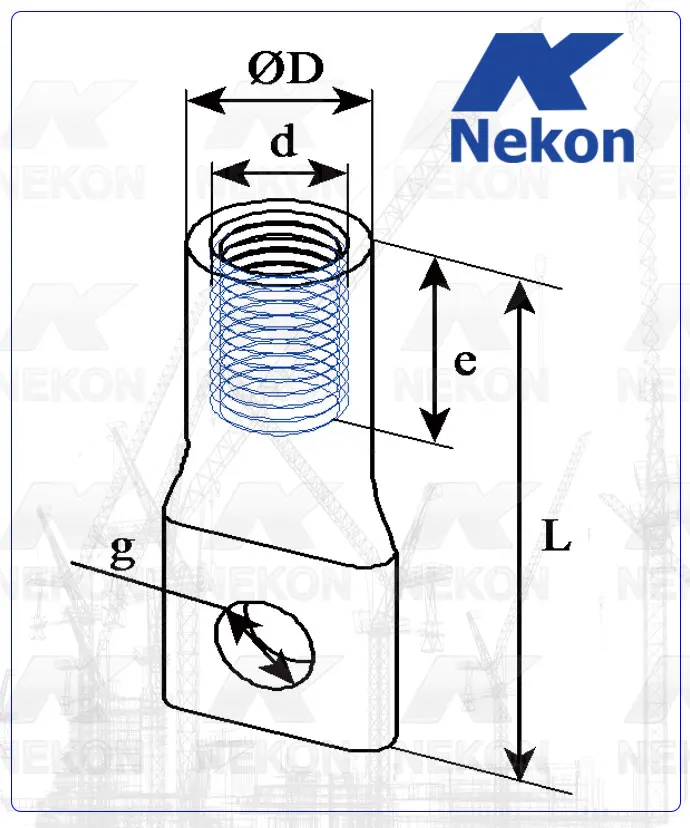 Precast Concrete Threaded Lifting Insert Anchor from Nekon