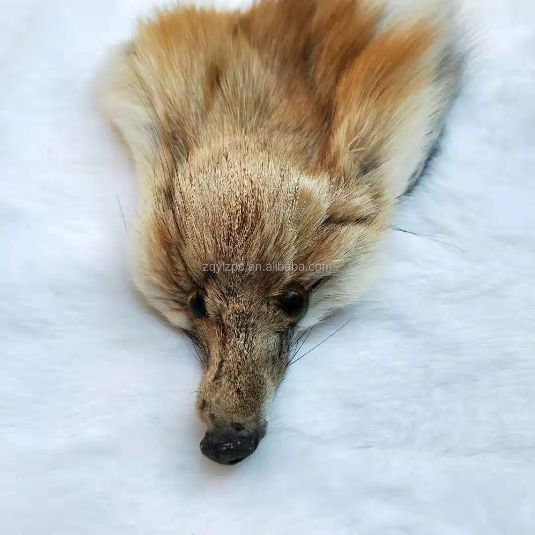 High Quality Tanned Fox Fur Skin Real Genuine Natural Red Fox Pelts ...