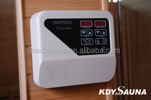 Infrared Sauna Control Panel - Solid Wood & Computerized