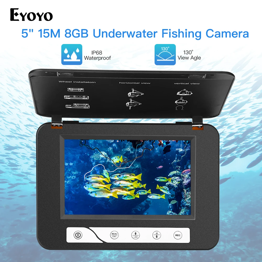 Eyoyo Portable Underwater Fishing Camera,5" Fish Finder With High ...