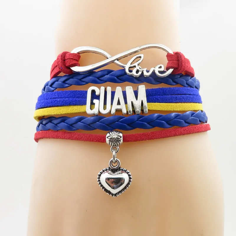 Infinity Love CUBA GUAM GUYANA PANAMA MADAGASCAR BAHRAIN Bracelet