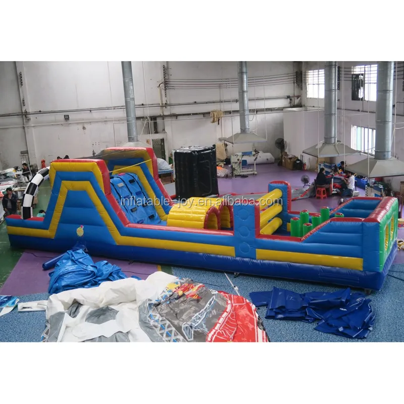 Commercial Inflatable Playground Obstacle Course,Portable Pvc Tarpaulin ...