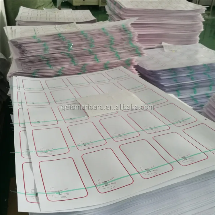 13.56mhz Rfid Nfc A4 Sheet For Printing Business Card - Buy Rfid Nfc A4 ...
