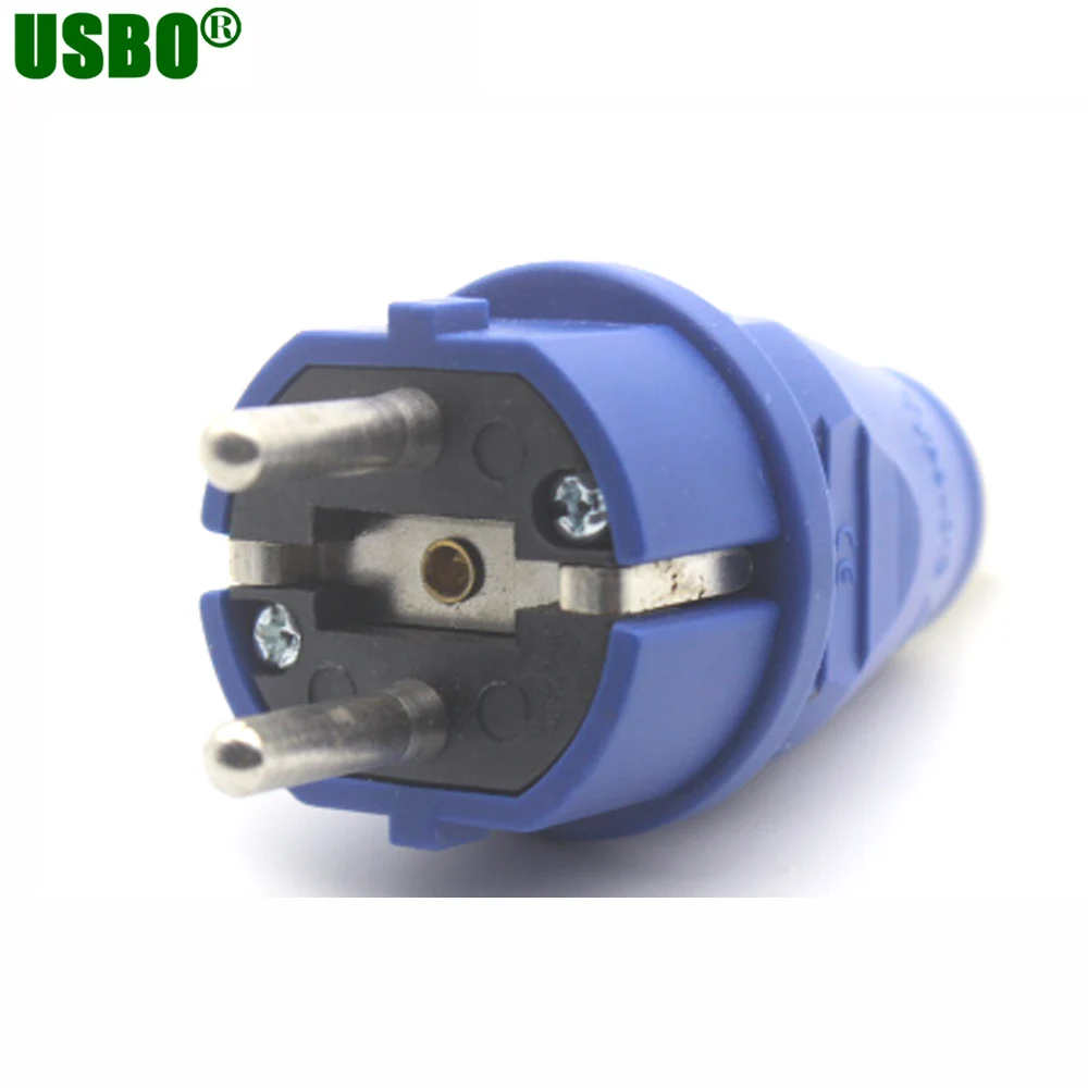 Blue 16A 250v Industrial Plug - Reliable Electrical Connection