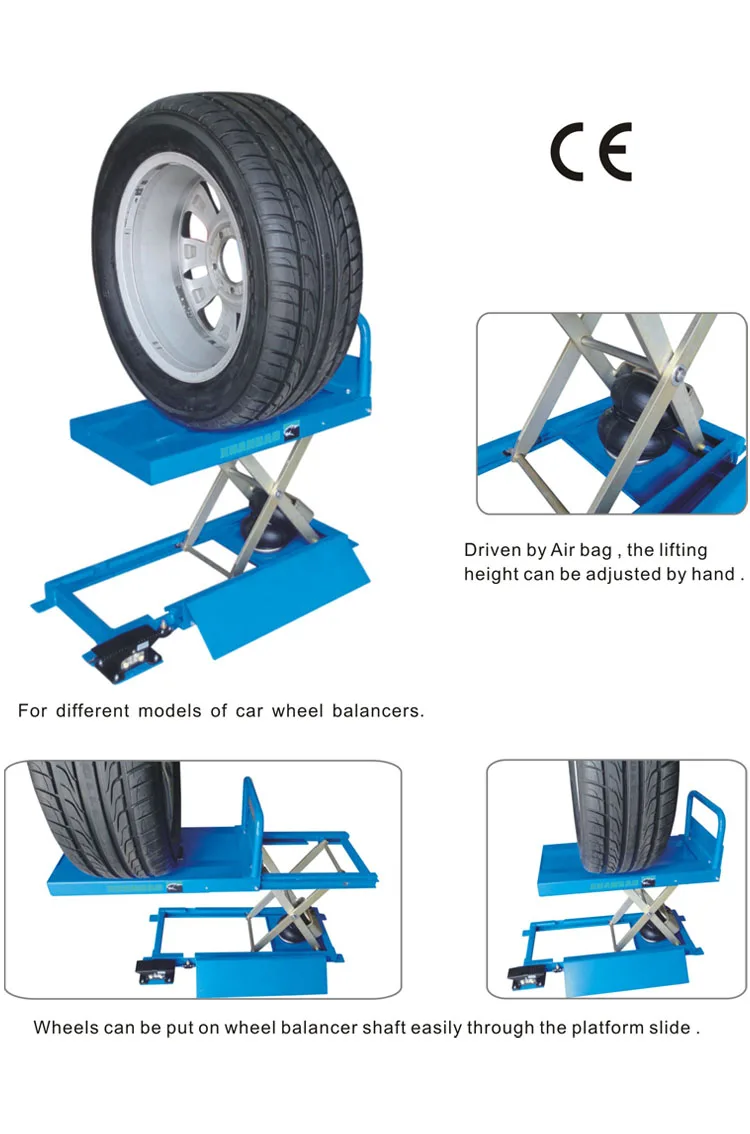Easy To Operate Wheel Lifter For Car Wheel Balancer Tire Lift - Buy ...