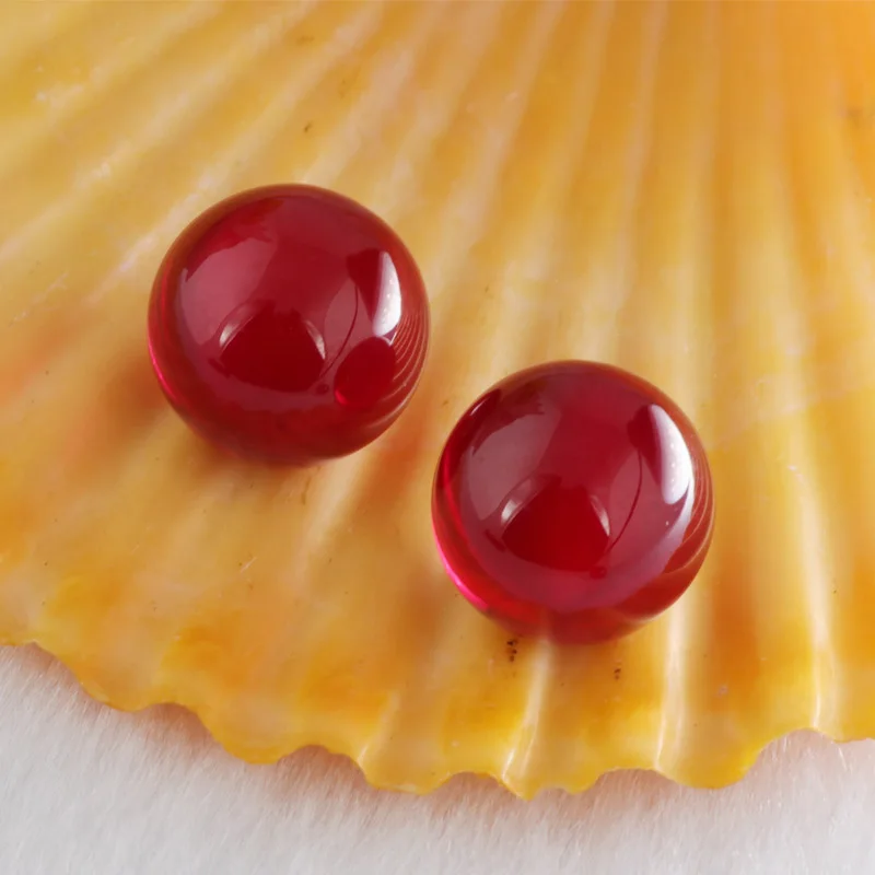 5mm 7mm 8mm 10mm #5 Red Synthetic Ruby Ball Price Per Carat - Buy ...