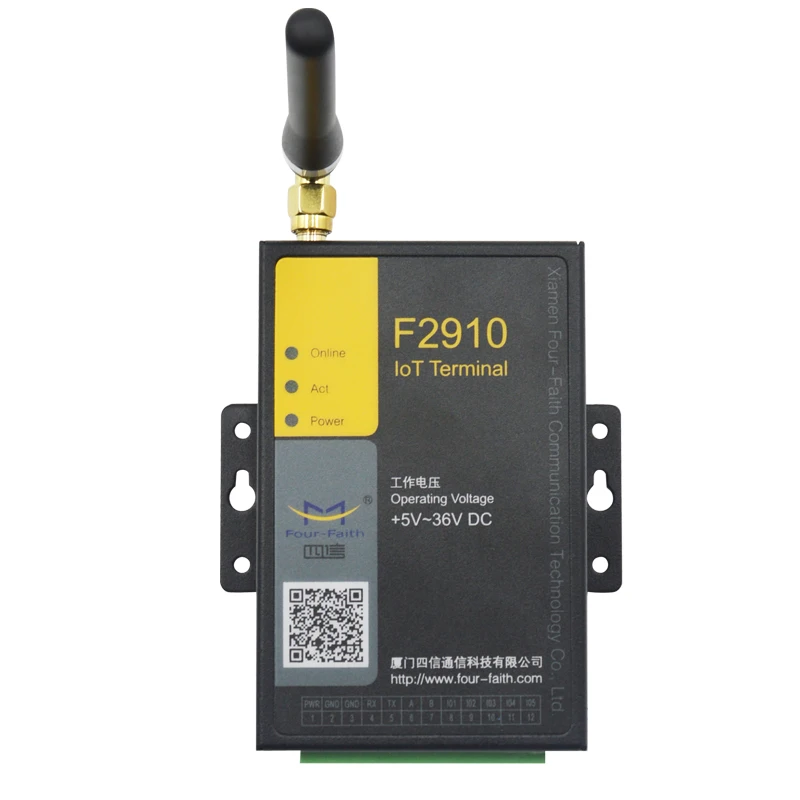 F2910 NB-IoT modem with RS232 RS485 I/O for Manufacturing Automation ...