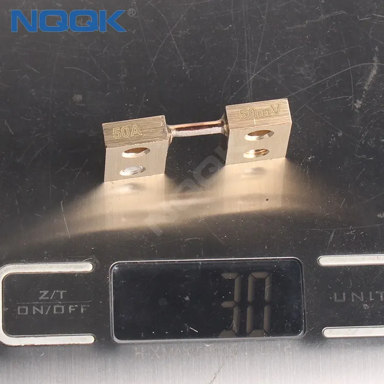 Fl-ts Mini 50a 50mv Dc Electric Current Shunt Resistors For Voltmeter ...