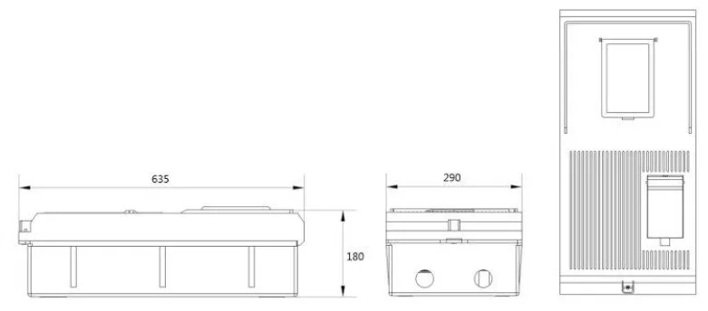 Transparent Cover Waterproof Keypad Prepaid Smart Electric Electronic ...