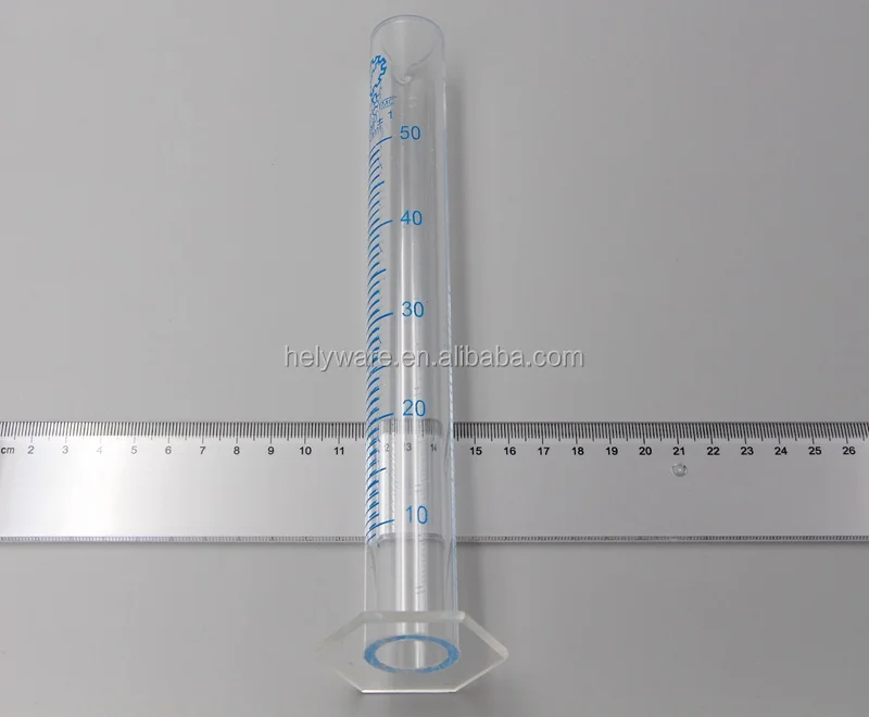10 25 50 100 250 500 1000ml PMMA Cylindrical measuring cylinder Acrylic ...