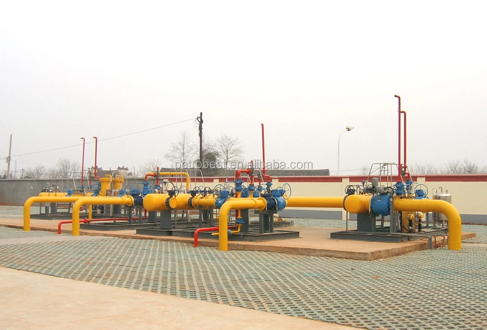 Natural Gas City Gate / Distribution Regulating And Metering Station ...