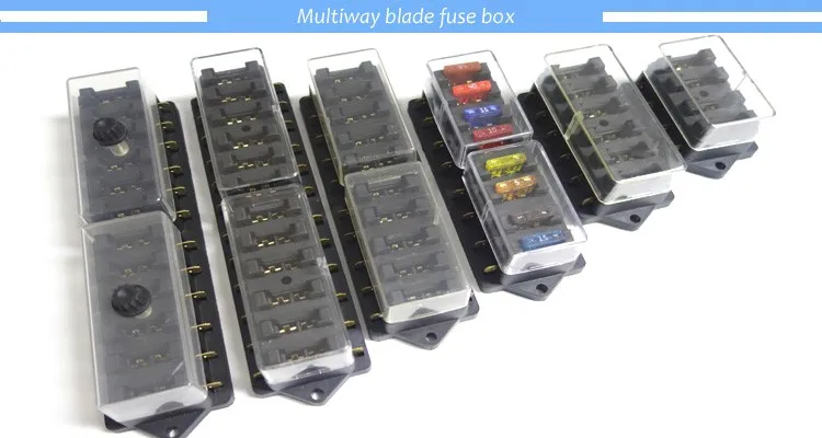 Inline Pcb Panel Mount Fuse Block 5x20 6x30 Mini Ato Blade Car Fuse ...