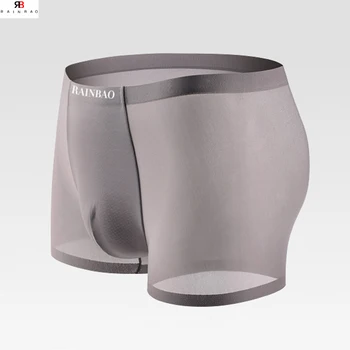 China Wholesale Male Models In Transparent Underwear For Men's Boxer ...