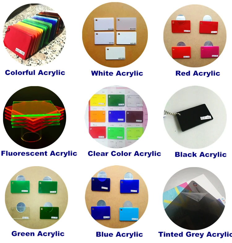 Alands Plastic High Glossy Clear Acrylic Sheet Color Acrylic Sheet For ...