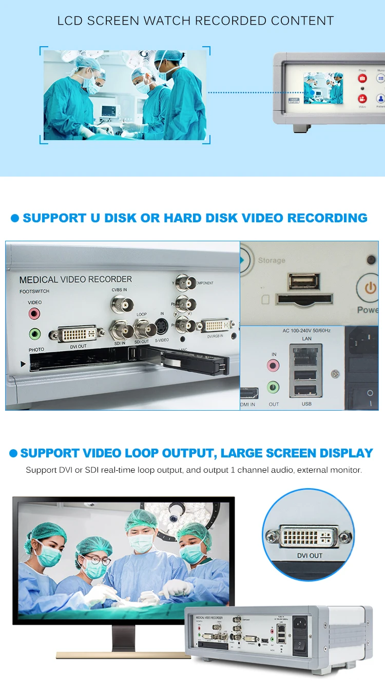 Arthroscope Endoscope 1080p60 Rtsp Streaming Medical Video Recorder ...