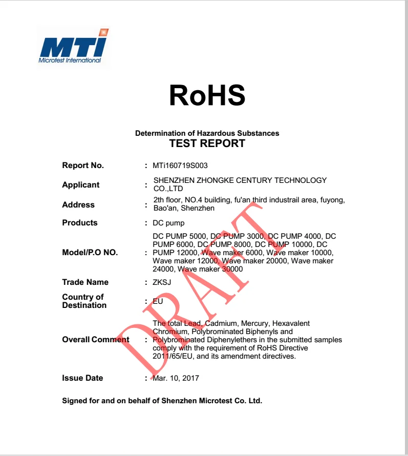 Submersible Bldc Pump Dc50a 12v /24v 5m 3600l/h With Long Life Span ...