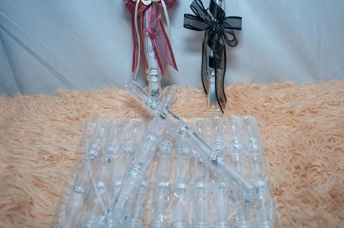 Wedding CLEAR DIY Tubes - Plastic Scroll Invitation Rods