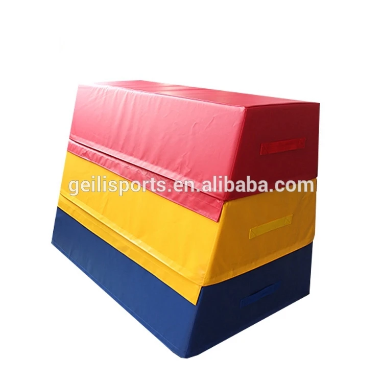 Soft Play Gymnastic Sport Center Trapezoid Foam Vaulting Box Equipment ...