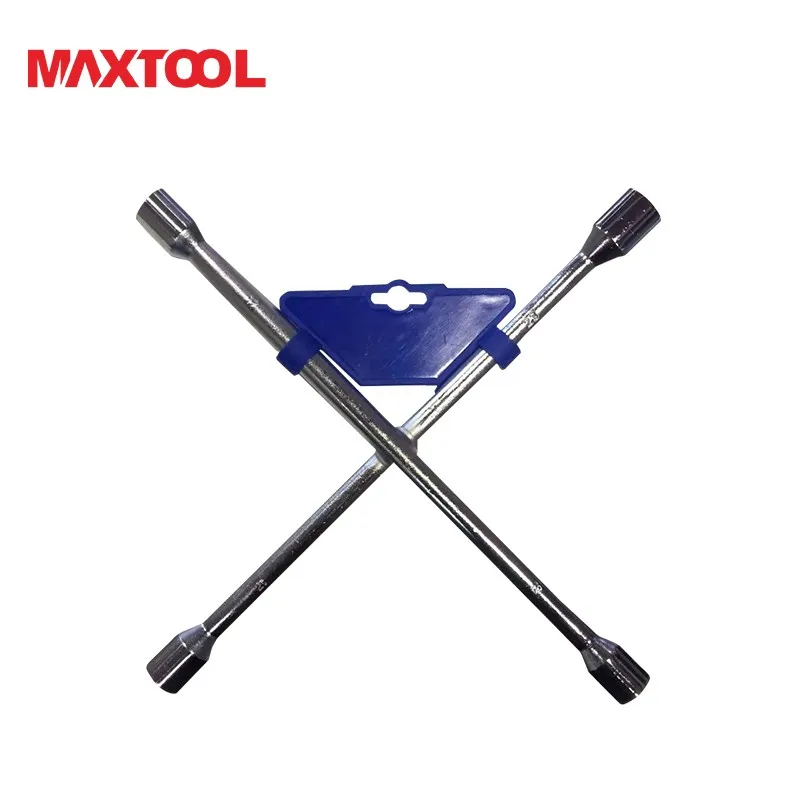 Cross Rim Wrench - 4 Way Lug Wrench Socket Wrench Tools