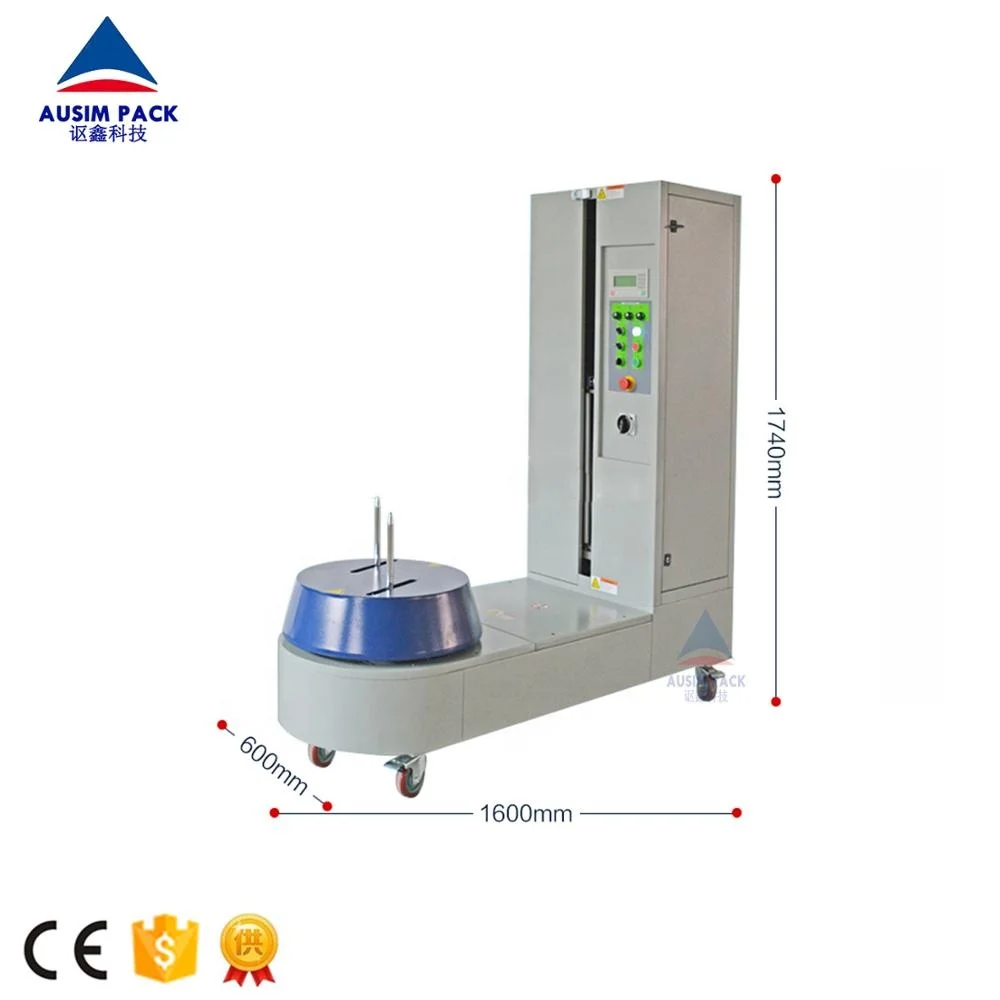 High Quality Grade Automatic Airport Luggage Baggage Stretch Film ...