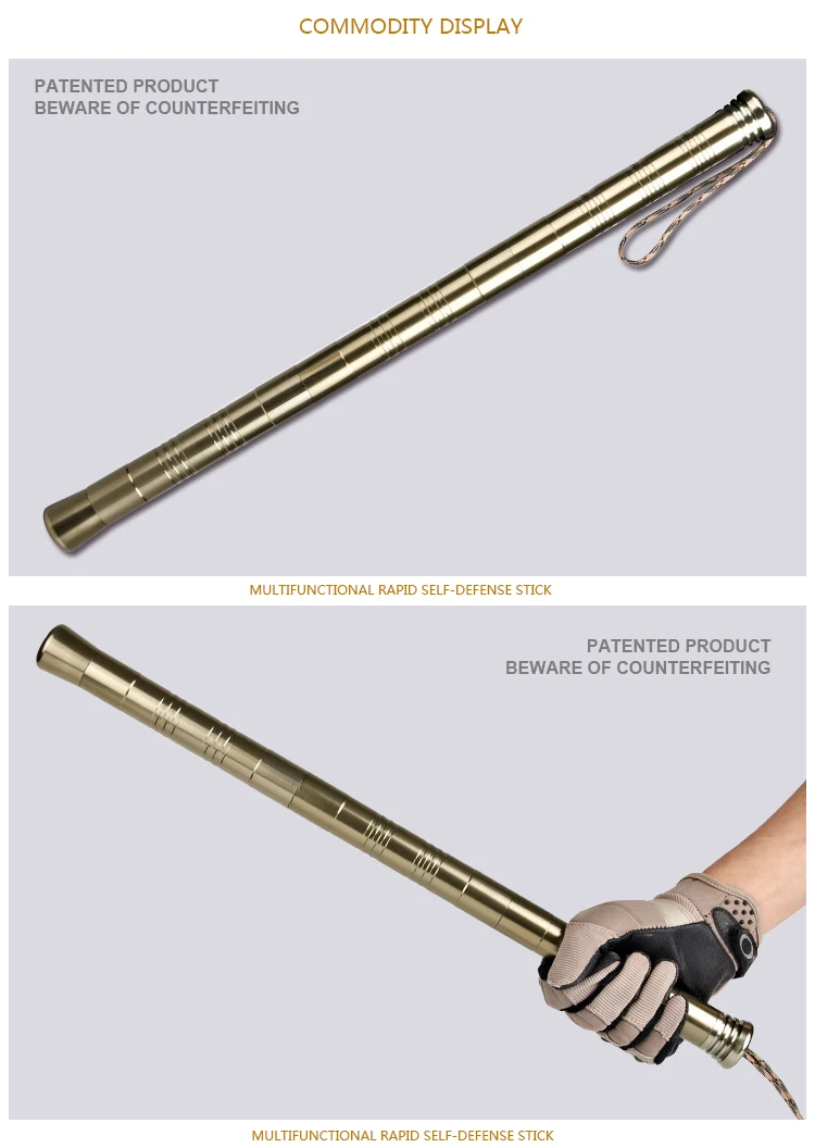 Multifunctional Aluminum Alloy Camping Stick Folding Lightweight - Buy ...