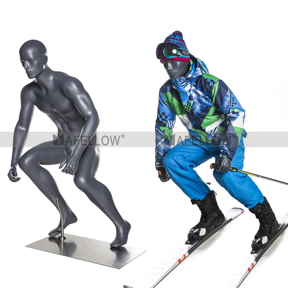 Male Sport Player Skiing Pose Man Mannequin Skm 2 - Buy Abstract Male ...