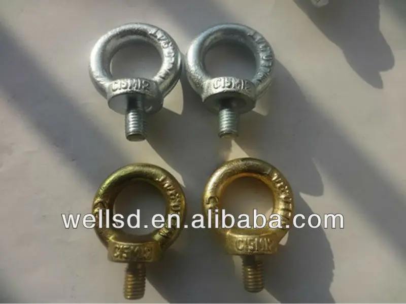 CE C15 Electronic Galvanized Eye Bolts - Durable & Versatile