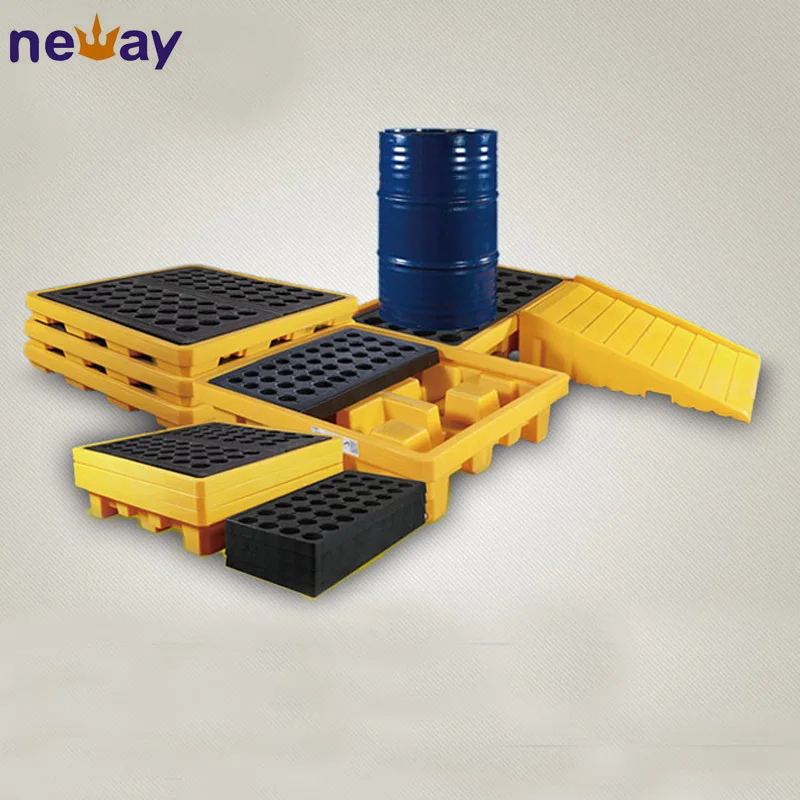 Hdpe Plastic Drum Spill Containment Pallet Slope - Buy Pallet Ramp ...