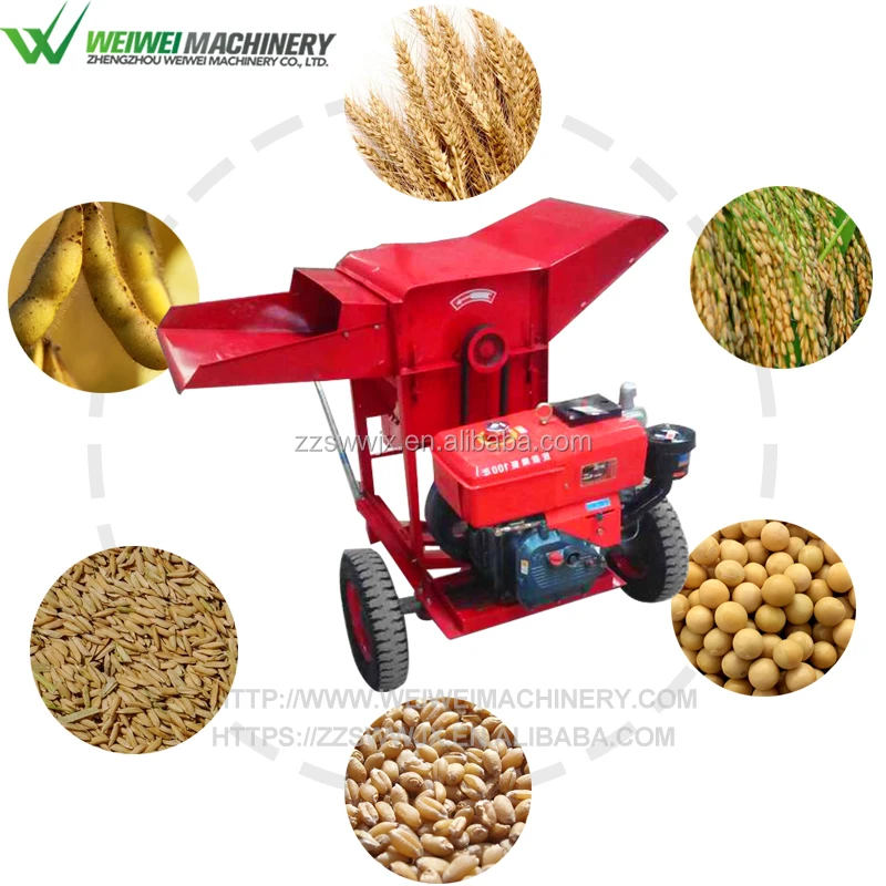 Manual Small Wheat Thresher - Portable & Efficient