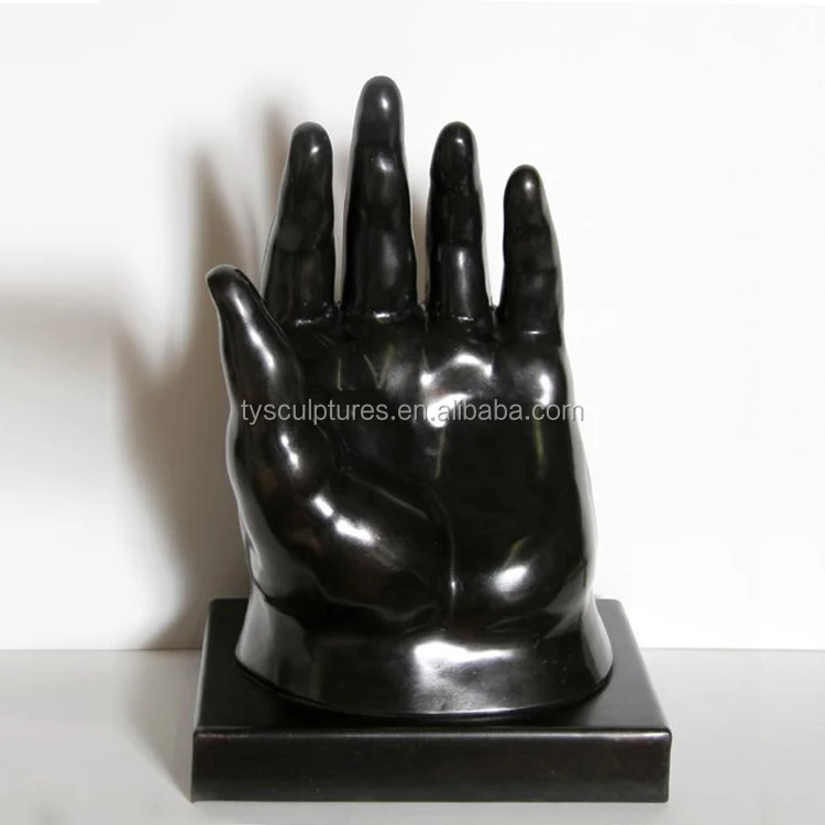 Famous Modern Replica Large Metal Bronze Fernando Botero Fat Hand Sculpture