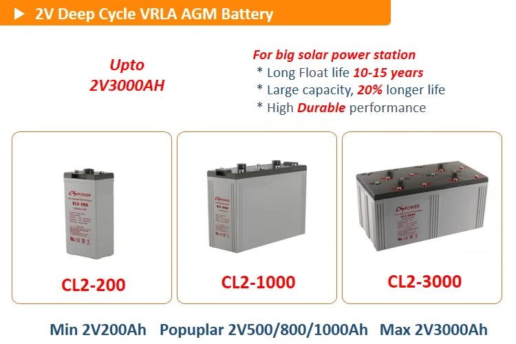 2v 500ah Vrla Ups Storage Lead Acid Battery(cl2-500) - Buy 2v 500amp ...