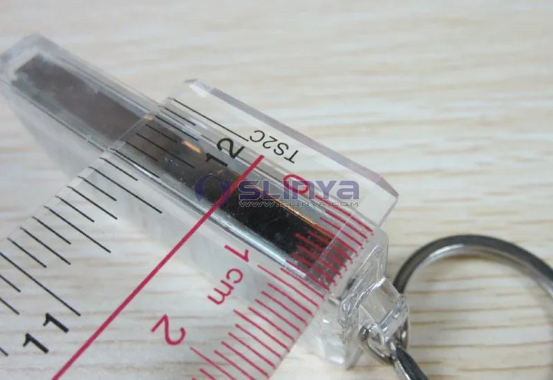 DIY Keychain Solar Blinking LCD Logo Display