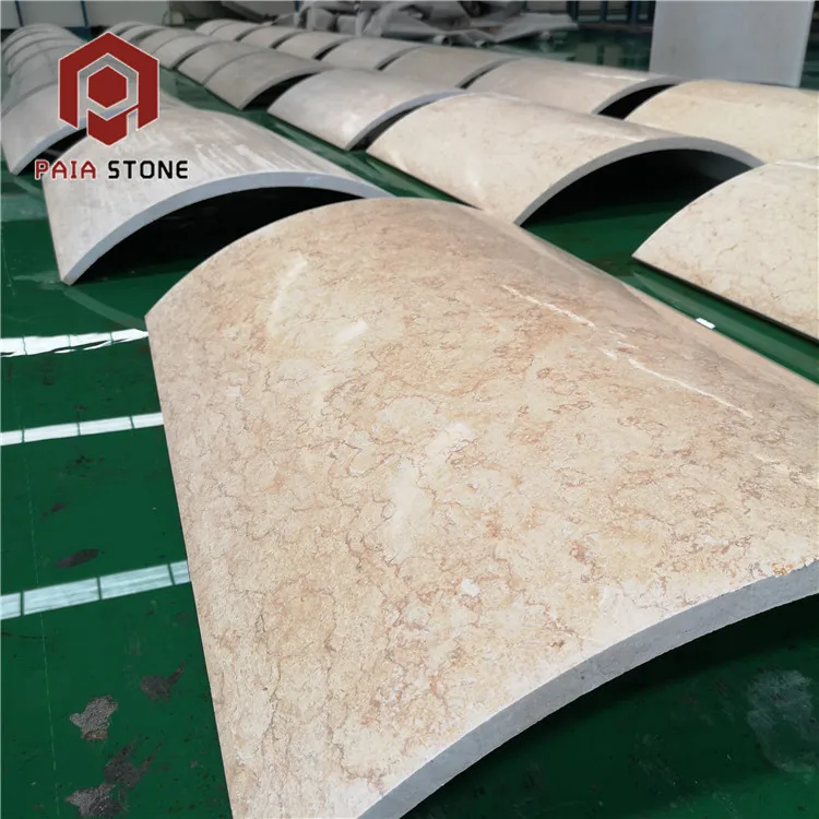 Hotel Lobby Beige Marble Column Cladding - Buy Marble Column Cladding ...