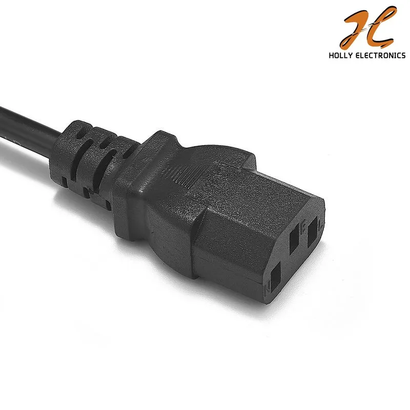 Usa Us Plug Power Cord 3 Pin Prong American Iec C13 Power Supply Cable ...