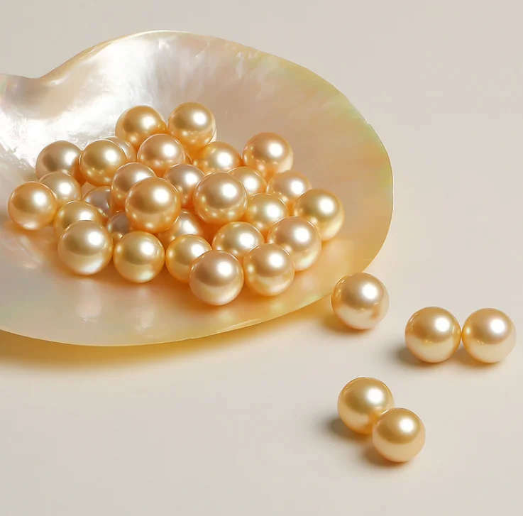 10-11mm Aaa Grade Best Quality Natural South Sea Golden Pearl - Buy ...