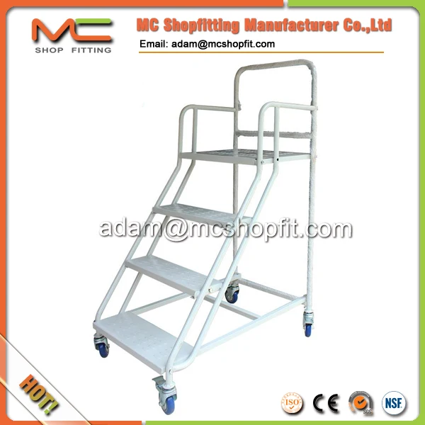 Metal Heavy Duty Moving Platform Ladder - Buy Movale Step Ladders ...