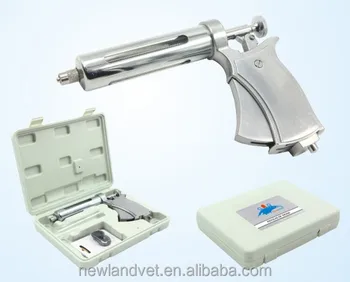 Nl212 Dosing Metal Syringe Gun Veterinary Automatic Syringe Animal ...