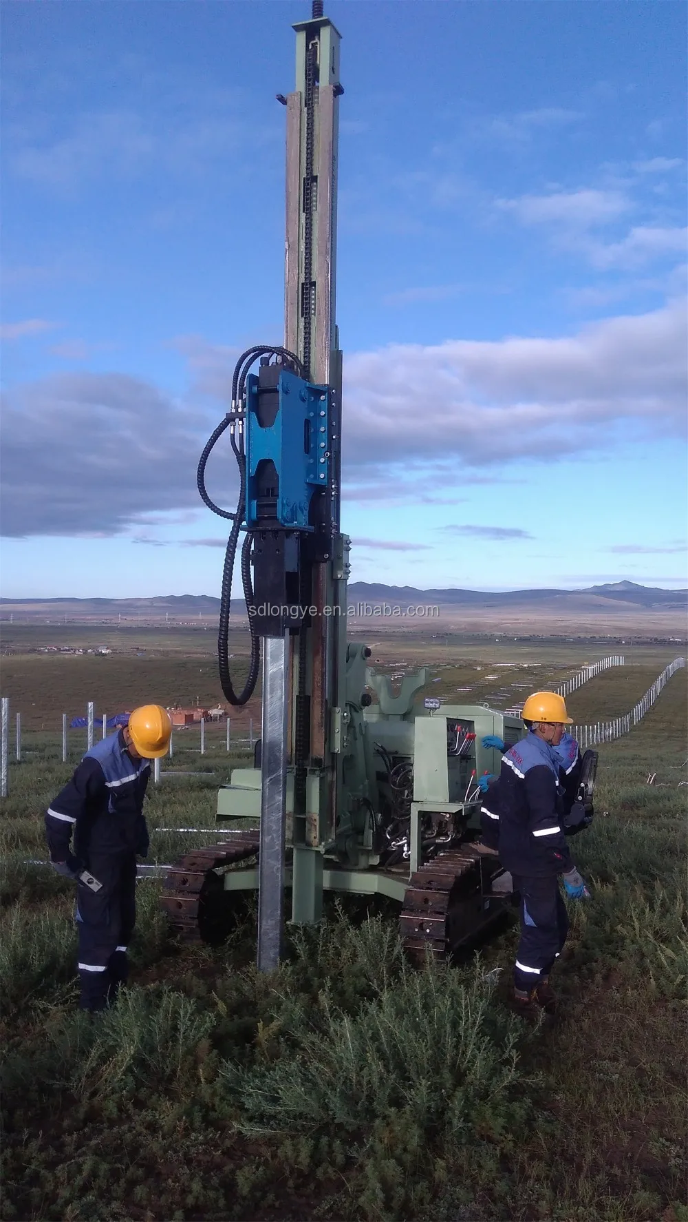 Mz460y-3 High Speed Photovoltaic Pv Solar Ramming Machine Solar Pile ...