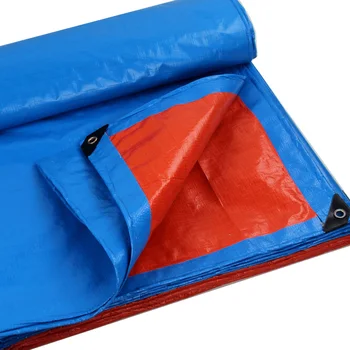 4*5m Orange/blue Heavy Duty Waterproof Pe Tarpaulin - Buy Pe Tarpaulin ...
