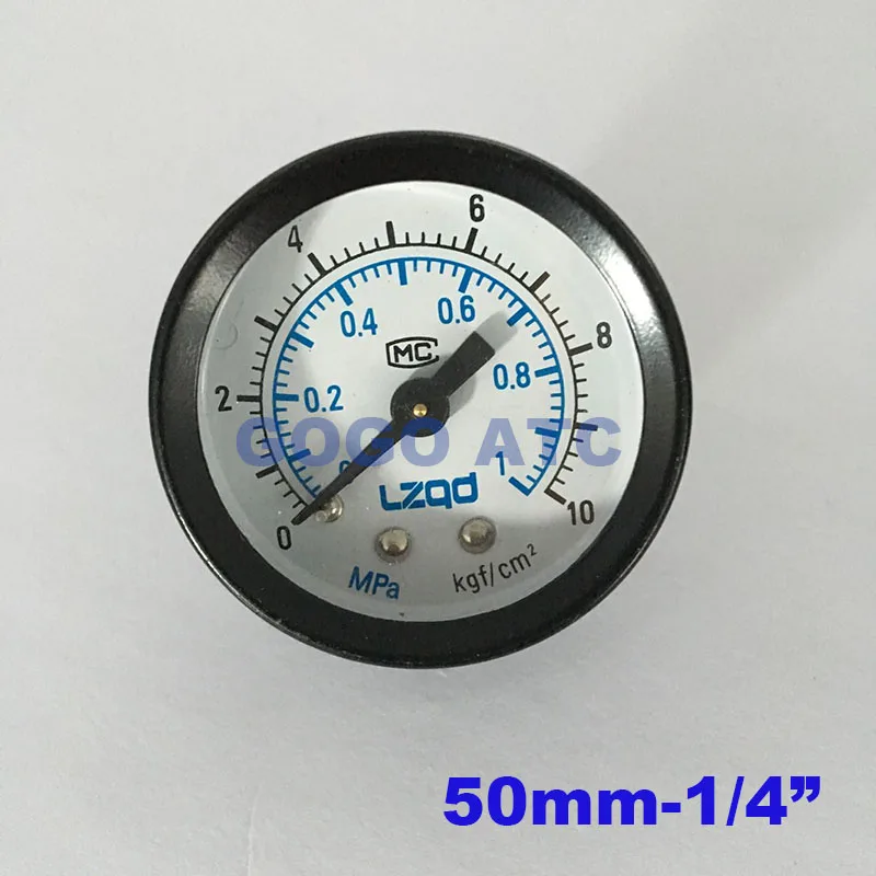 SMC Airtac Pneumatic Mini Air Pressure Gauge - 150psi/10bar