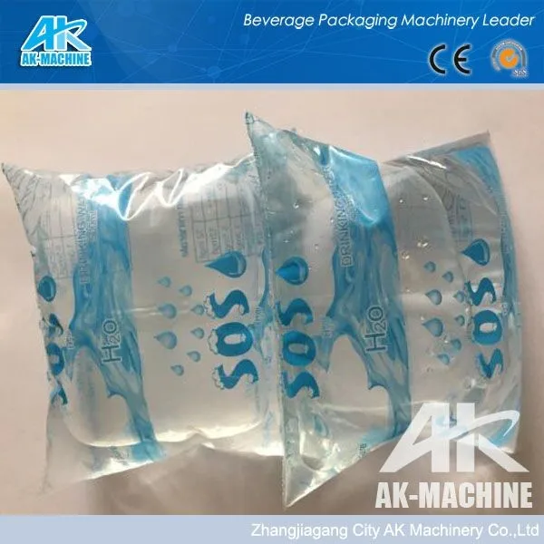 Plastic Water Bag Filling Sealing Machine/automatic Mineral Water Bag ...
